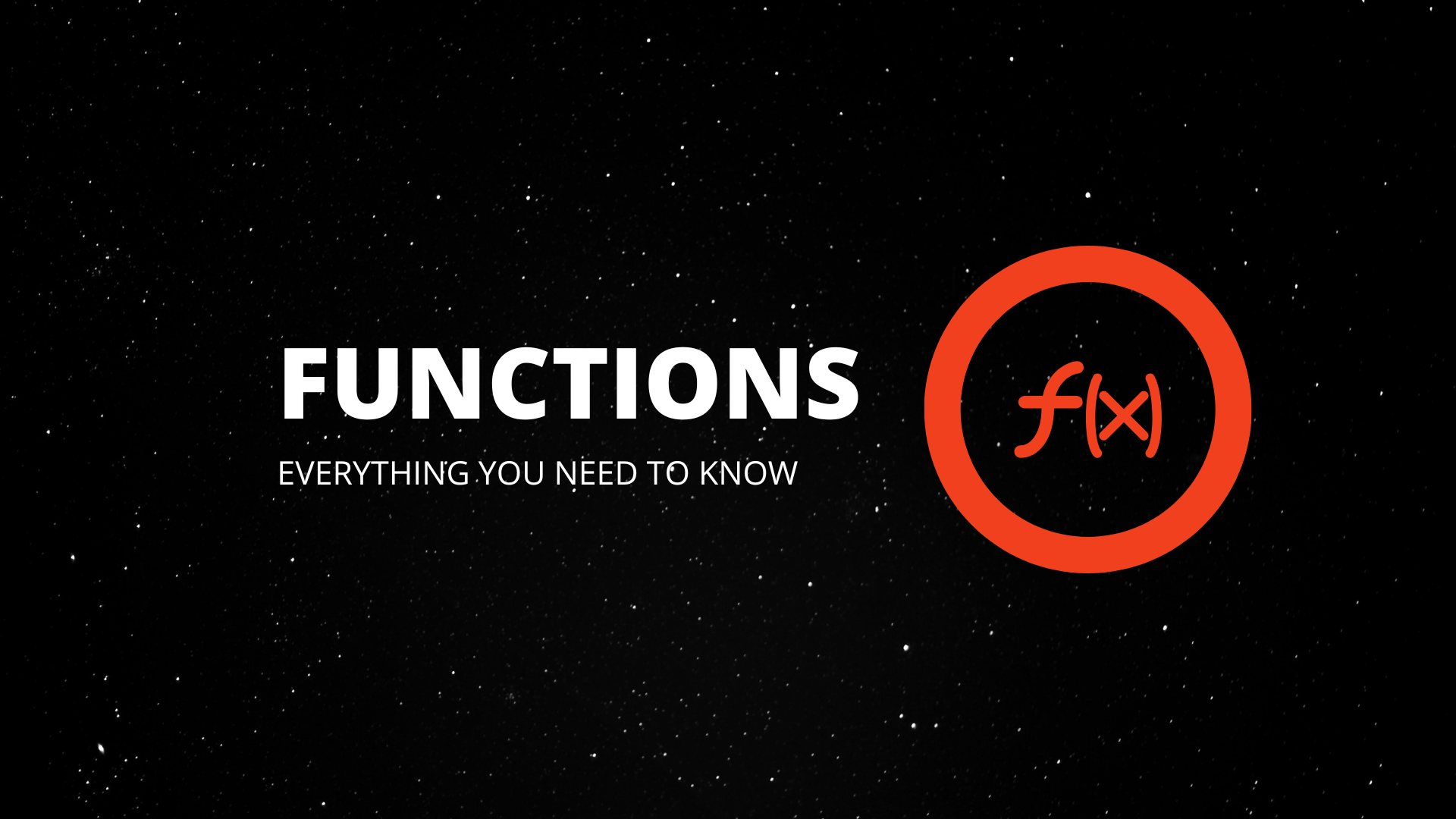 Everything you need to know about functions f(x) - GregMat
