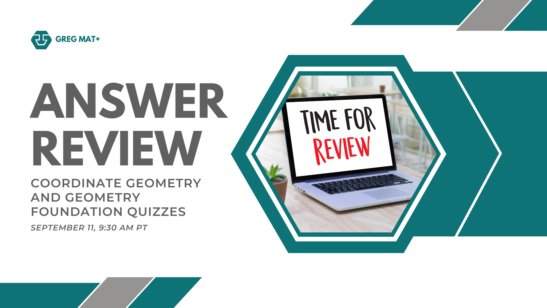Answer Review for Coordinate Geometry and Geometry Foundation Quizzes ...