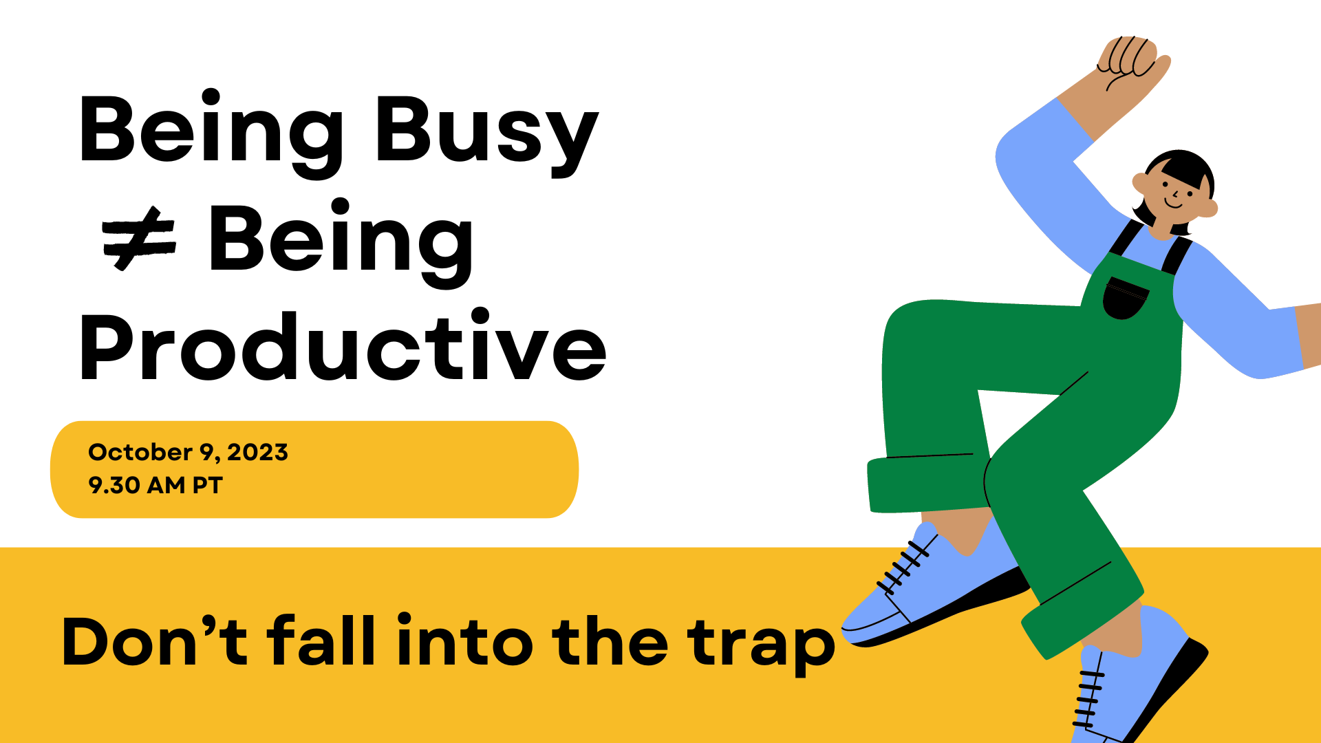 Being Busy Does Not Equal Being Productive - GregMat