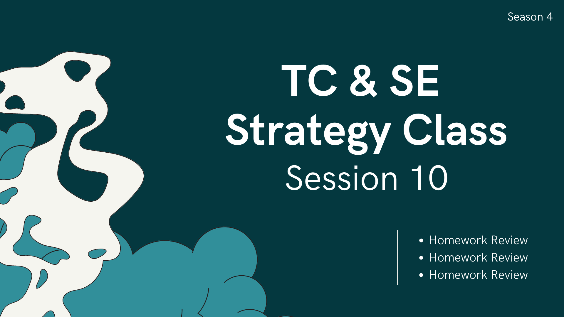 Dedicated TC and SE Class Session 10 - GregMat