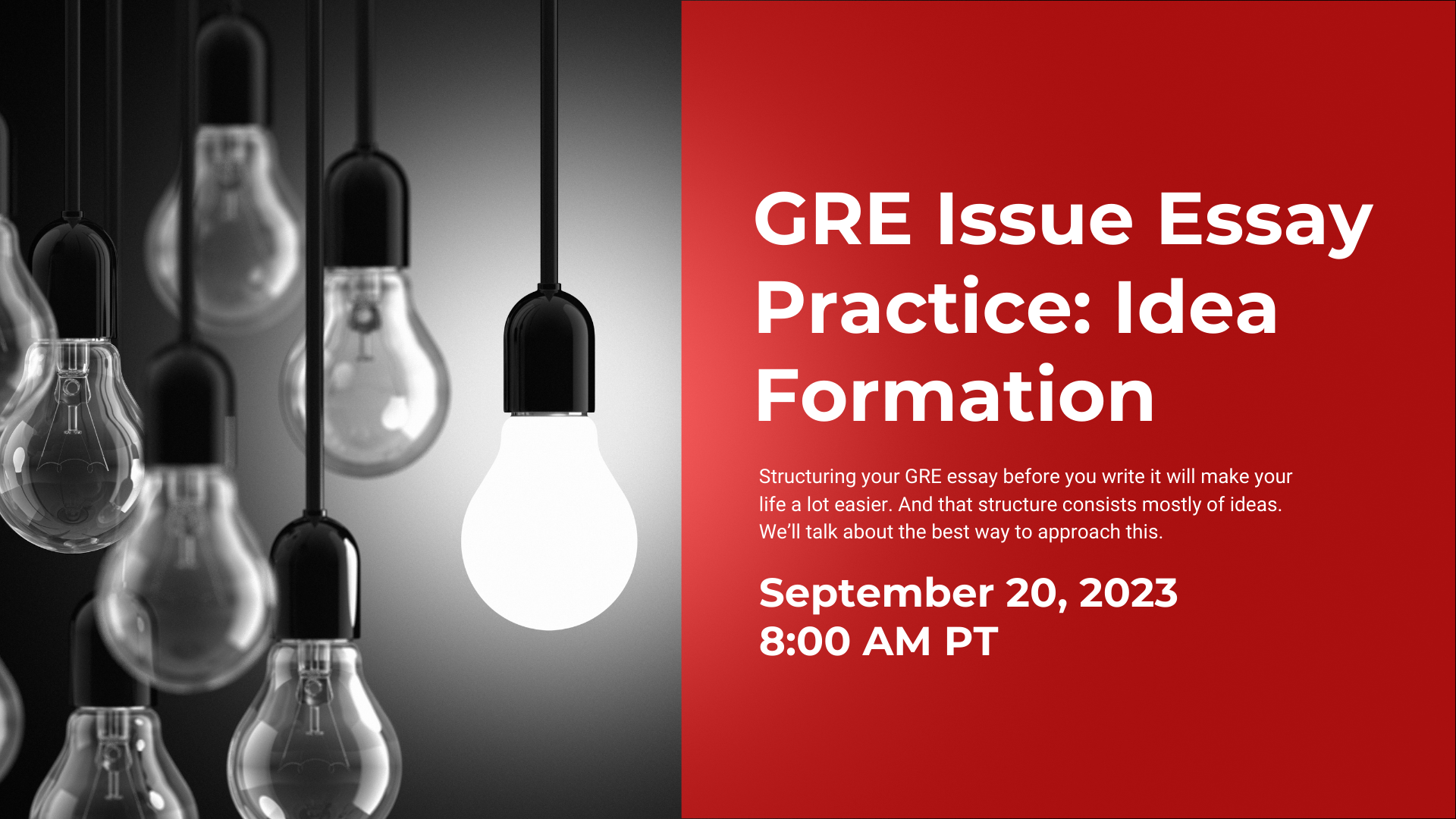 GRE Issue Essay Practice: Idea Formation - GregMat