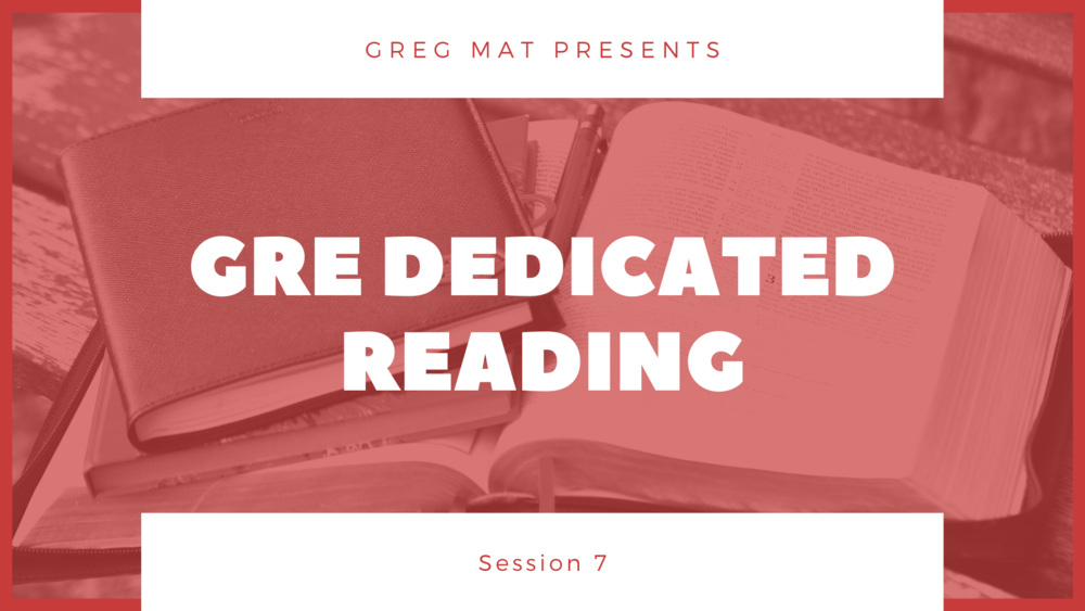 Dedicated Reading Season 1 Session 7 - GregMat