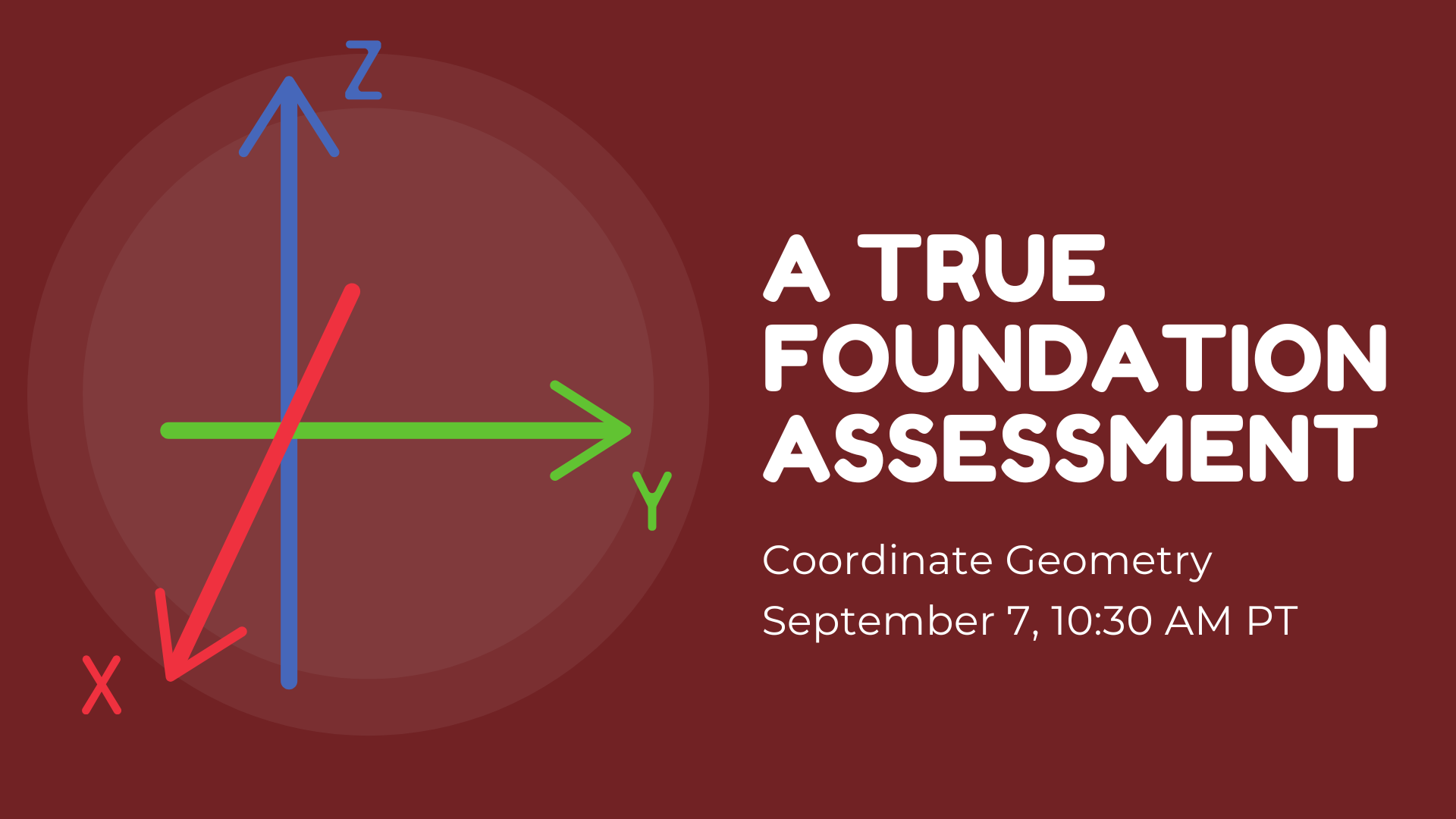 A True Foundation Assessment - Coordinate Geometry - GregMat