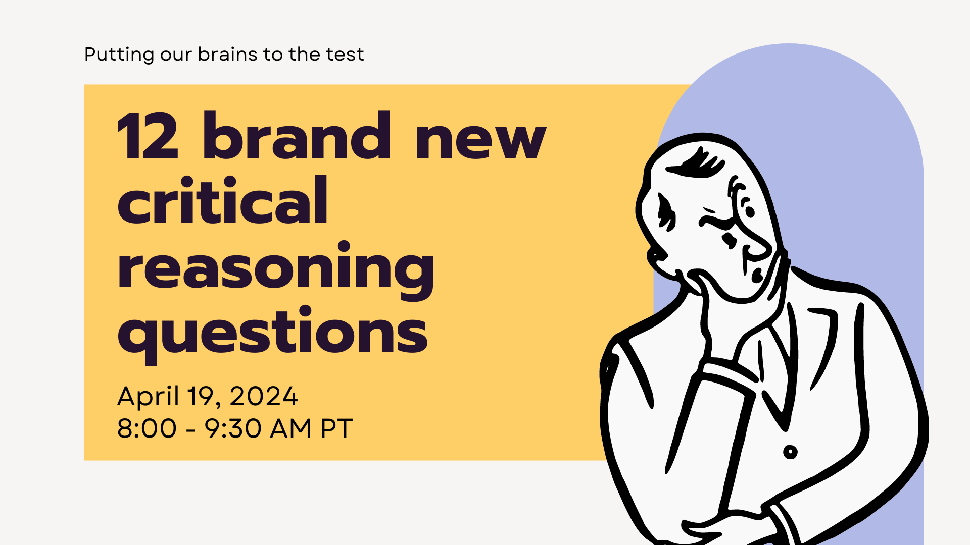 12 Brand New GRE Critical Reasoning Questions - April 19, 2024 - GregMat