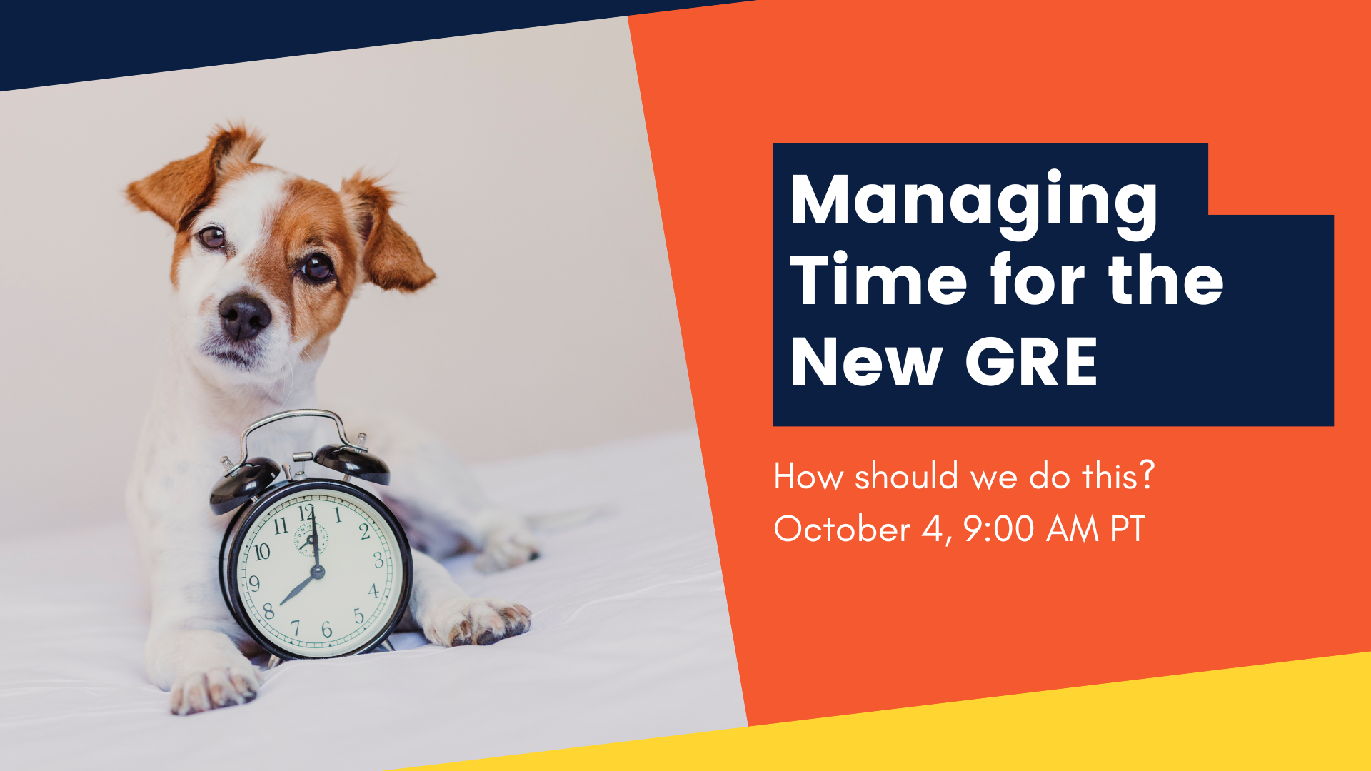 Managing our Time for the New GRE - GregMat