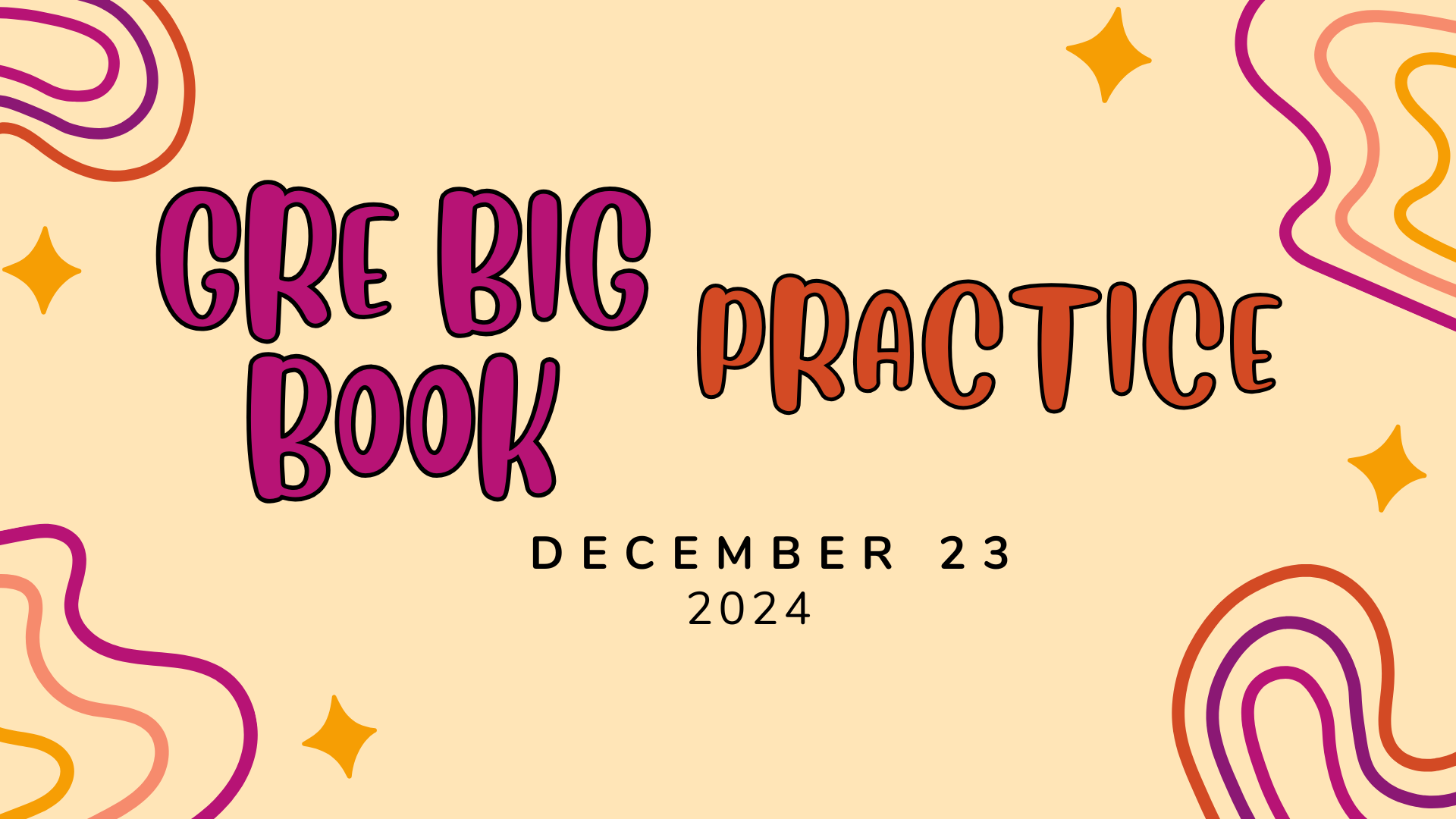 GRE Verbal Practice with Real Big Book Questions - GregMat