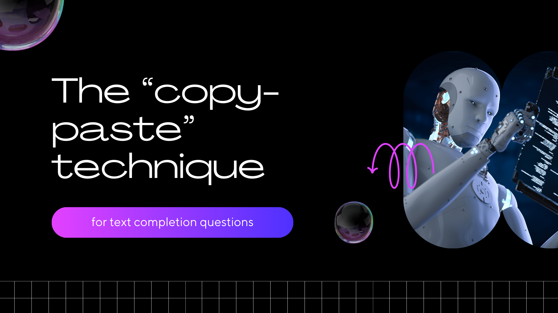 The "Copy-Paste" Technique for Text Completion Questions, with Vince ...