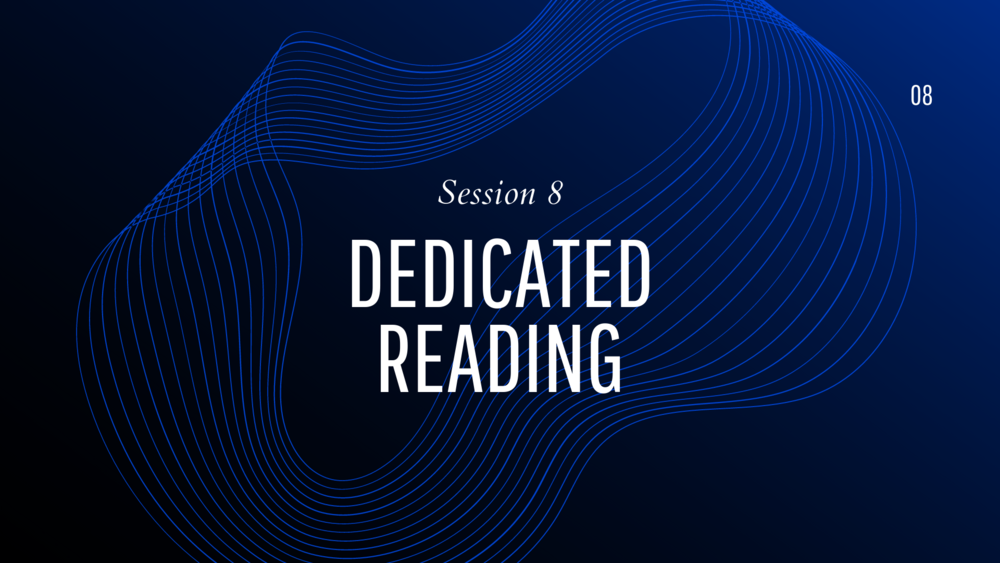 Dedicated Reading Season 3 Session 8 - GregMat