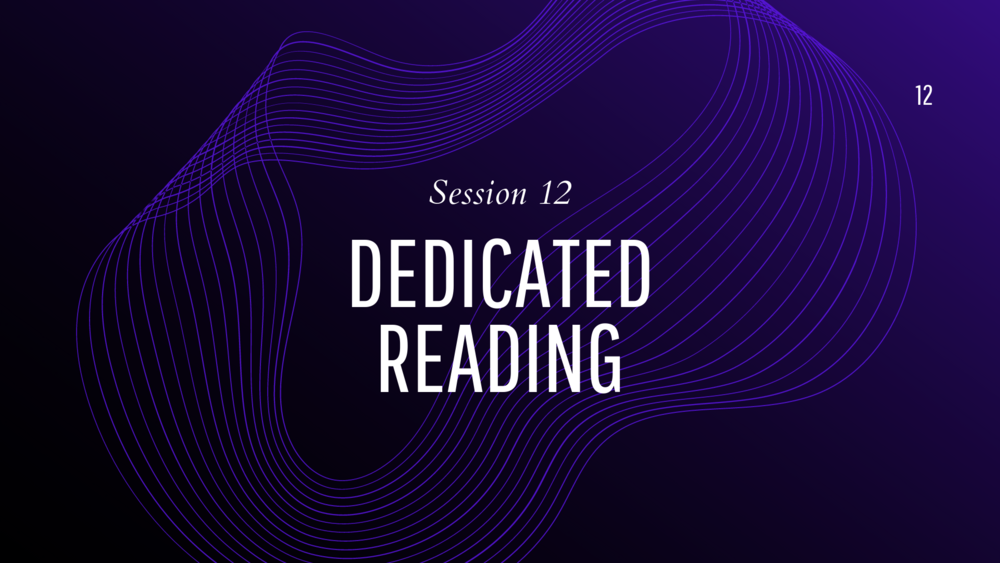Dedicated GRE Reading Season 3 Session 12 - GregMat