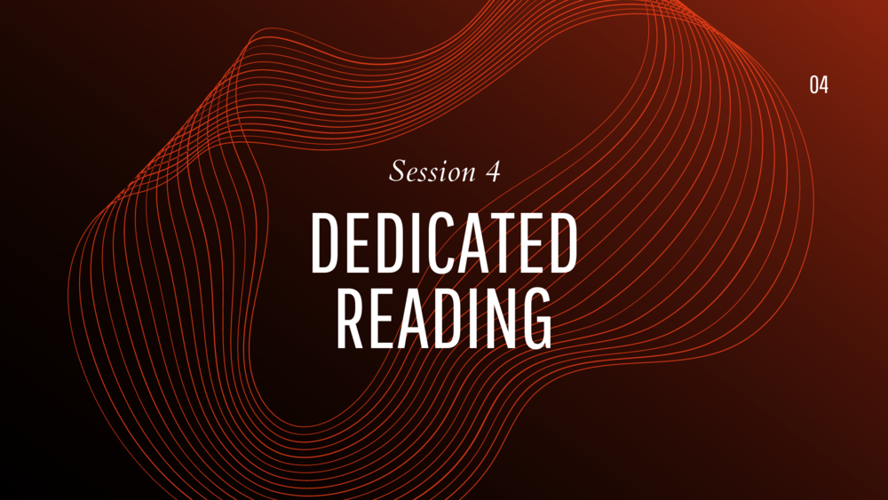 Dedicated Reading Season 3 Session 4 - GregMat