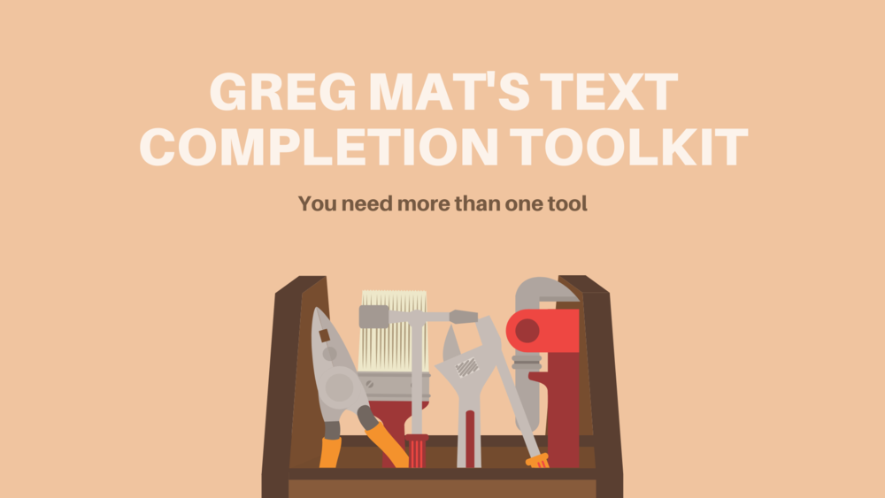 Verbal Misc - Greg Mat's Text Completion Toolkit - GregMat