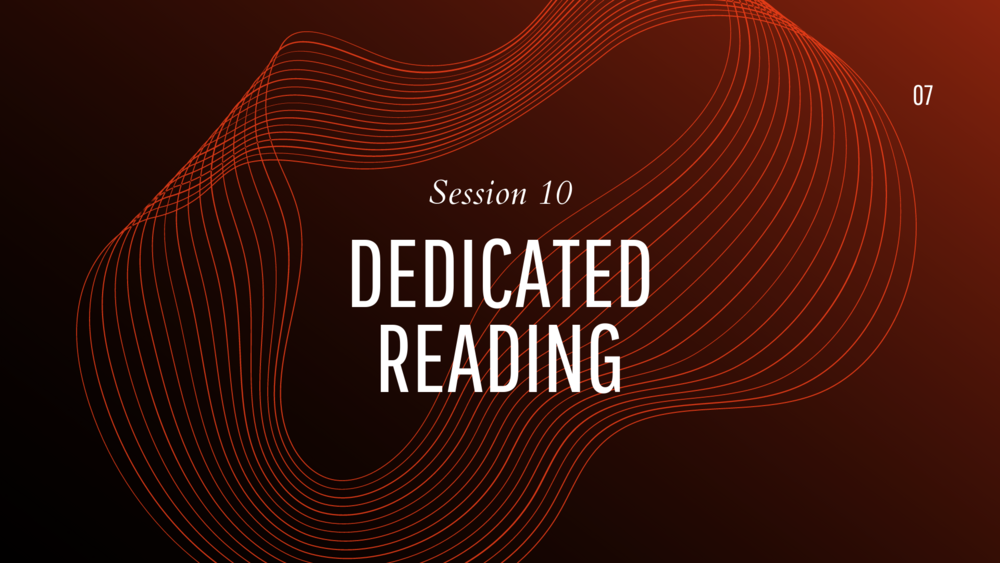 Dedicated Reading Season 3 Session 10 - GregMat