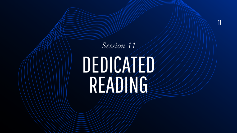 Dedicated Reading Season 3 Session 11 - GregMat